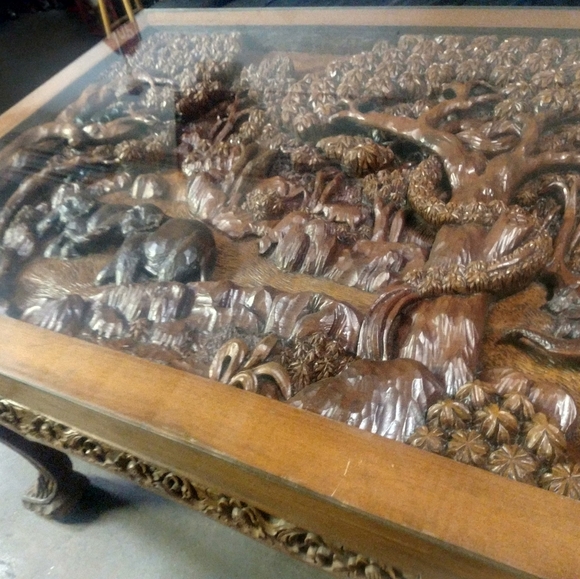 Dining | Hand Carved Table | Poshmark